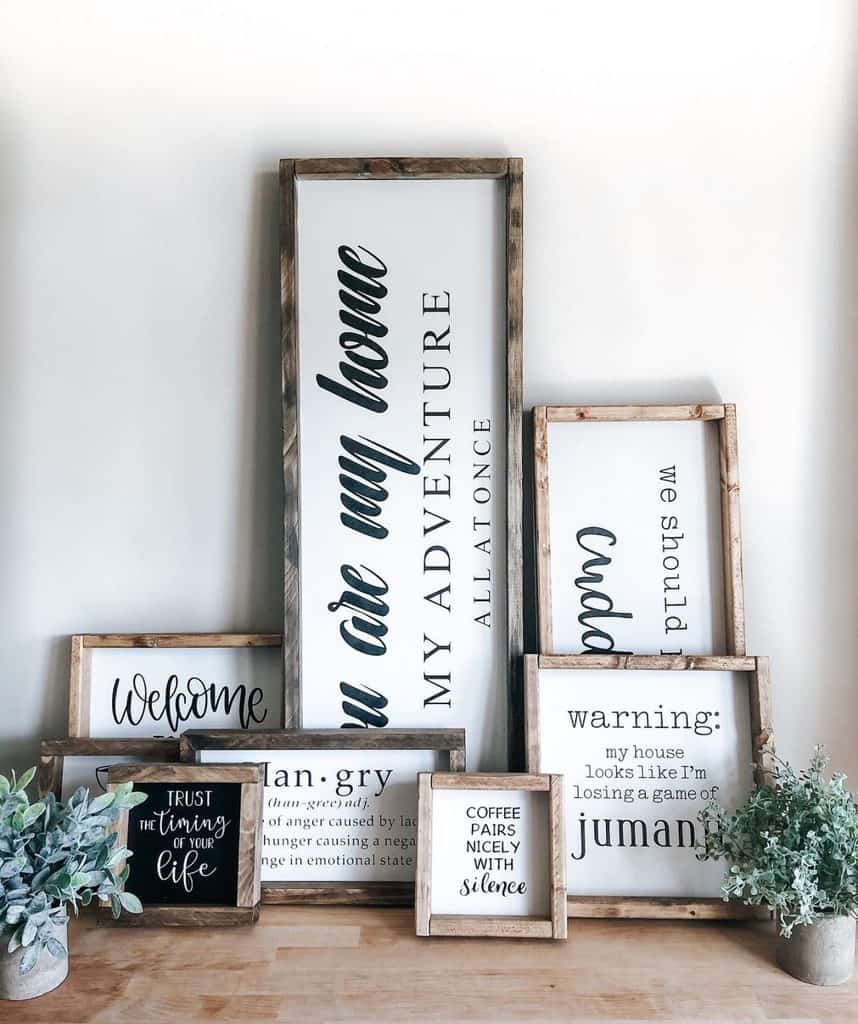 10 DIY Wood Sign Ideas for Your Home - Trendey