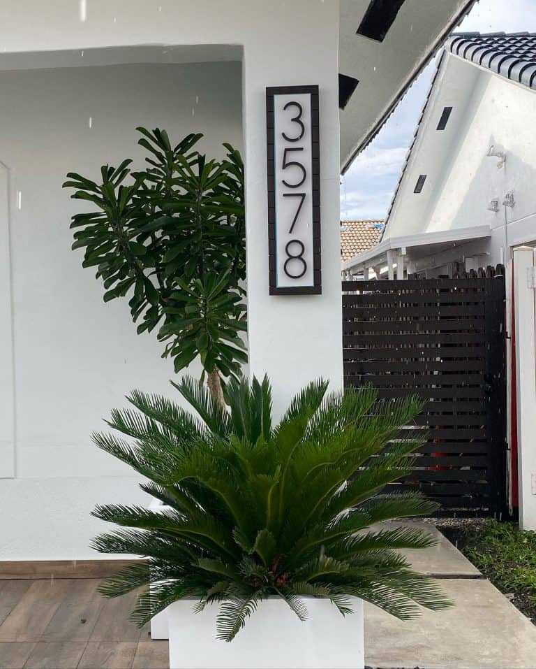 13 House Number Ideas for Better Curb Appeal - Trendey