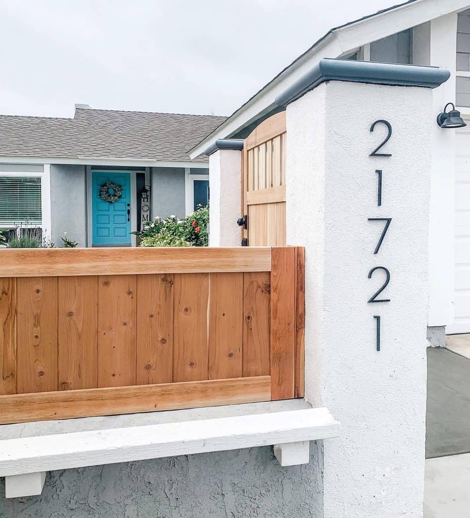 13 House Number Ideas for Better Curb Appeal - Trendey