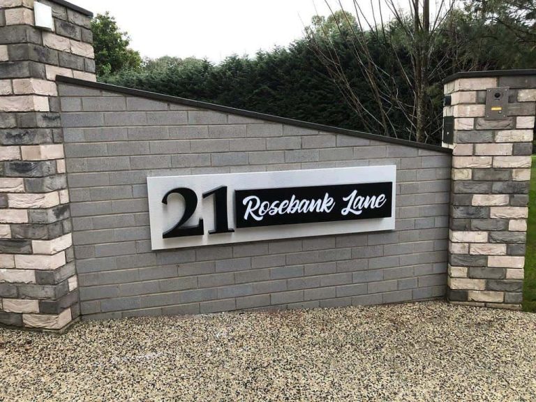 13 House Number Ideas for Better Curb Appeal - Trendey