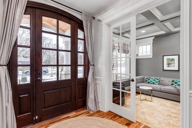 How to Create a Foyer in an Open Living Room - Trendey
