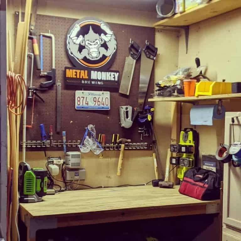 24 Workbench Ideas for Your Workspace - Trendey