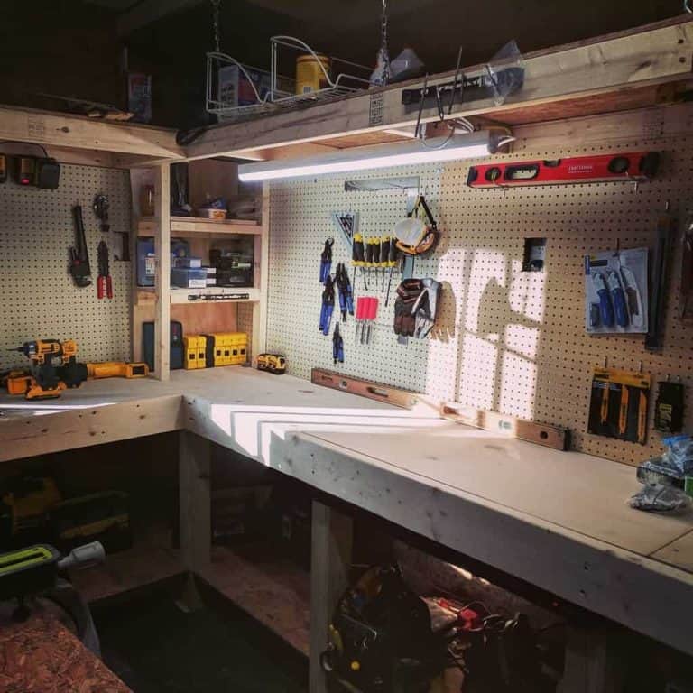 24 Workbench Ideas for Your Workspace - Trendey