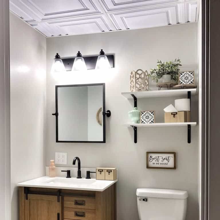 11 Bathroom Ceiling Ideas to Catch Your Eye - Trendey