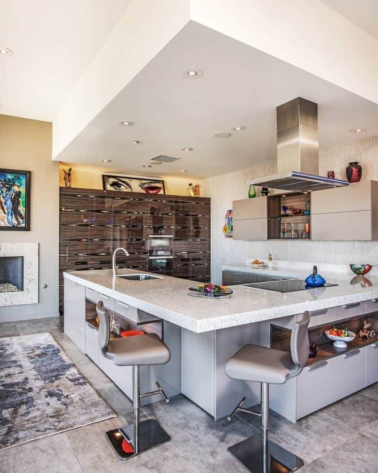 11 Kitchen Ceiling Ideas - Trendey