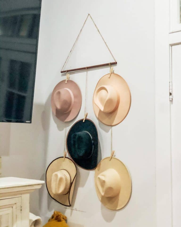 16 Hat Rack Ideas for Better Hat Organization - Trendey