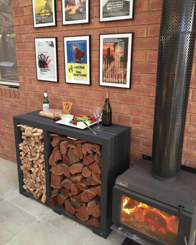 13 Firewood Storage Ideas (for Indoors and Outdoors)
