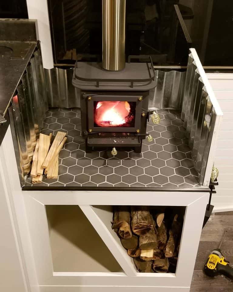 10 Wood Stove Hearth Ideas [with Photos]