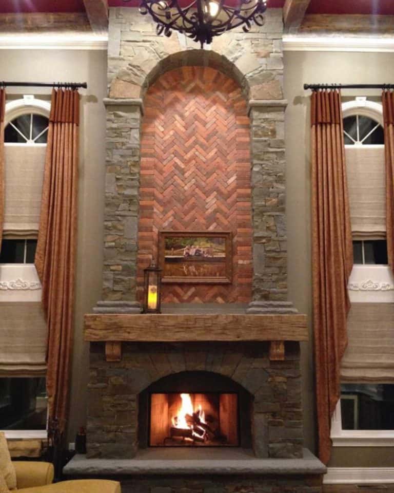 11 Fireplace Accent Wall Design Ideas