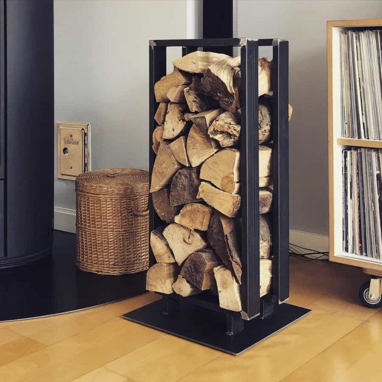 13 Firewood Storage Ideas (for Indoors and Outdoors)