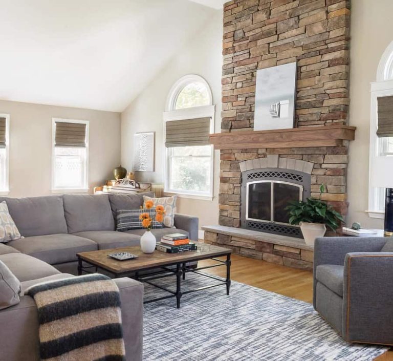 11 Fireplace Accent Wall Design Ideas